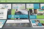 Drive - Transportation Powerpoint, a Presentation Template by SlideFactory