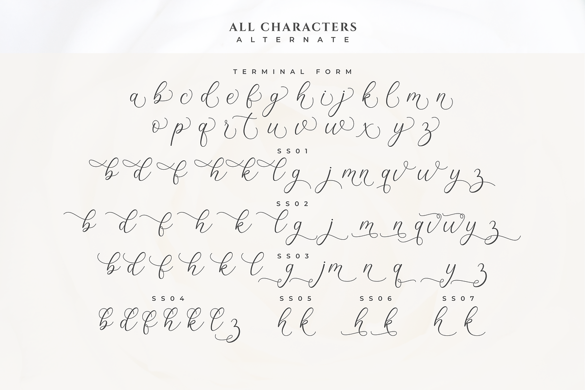 Lizelie Calligraphy font, a Script Font by Java pep