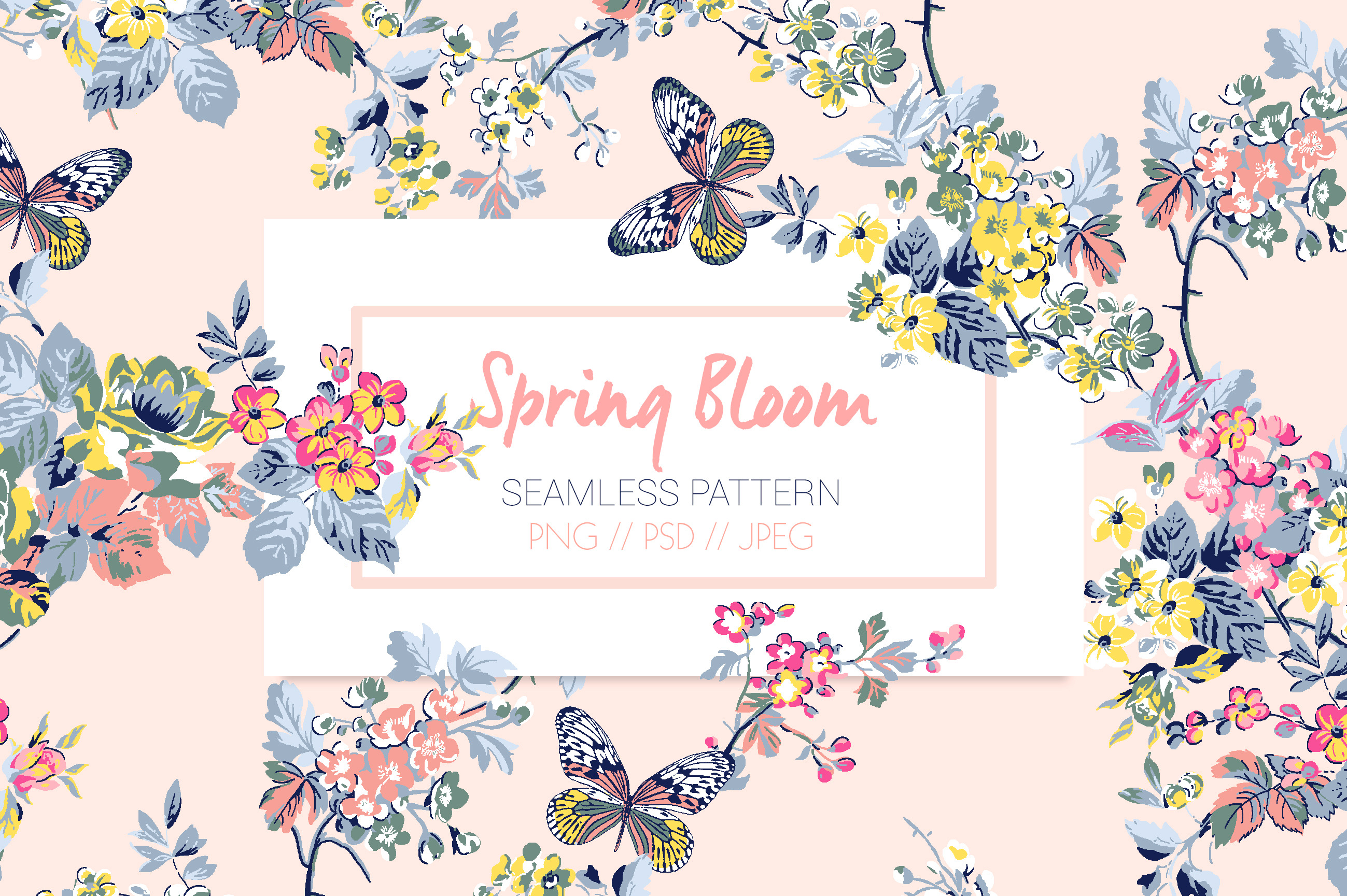 Spring Bloom Print Pattern!, a Pattern Graphic by TSTUDIO