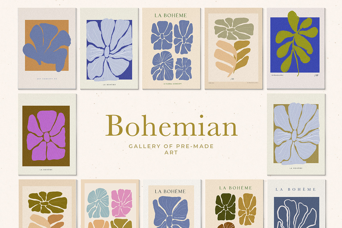 Boho Retro Poster & Graphic Trends