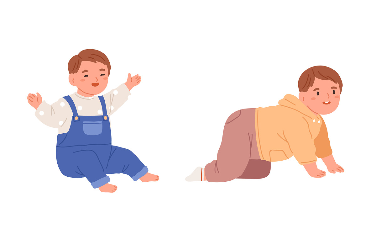 Child growth and development stages, a Person Illustration by Good Studio