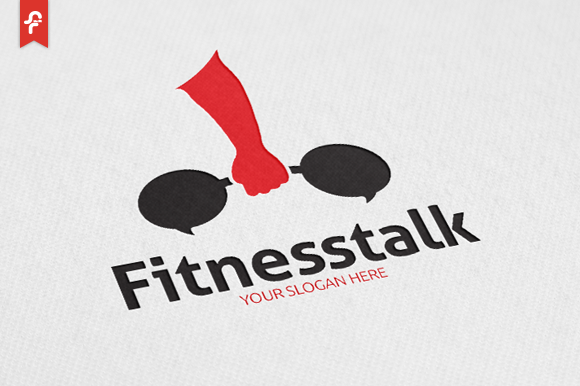 Fitness Talk Logo, a Branding & Logo Template by ft.studio