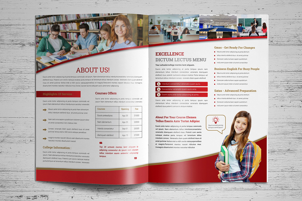 Education Brochure Template