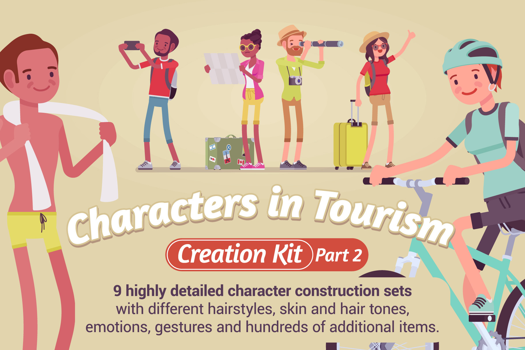 Character in Tourism Creator Prt.2, a Person Illustration by Graphic ...