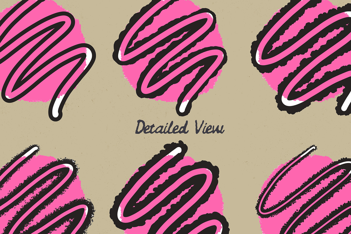 Procreate Messy Outlines Brush Set | Creative Market