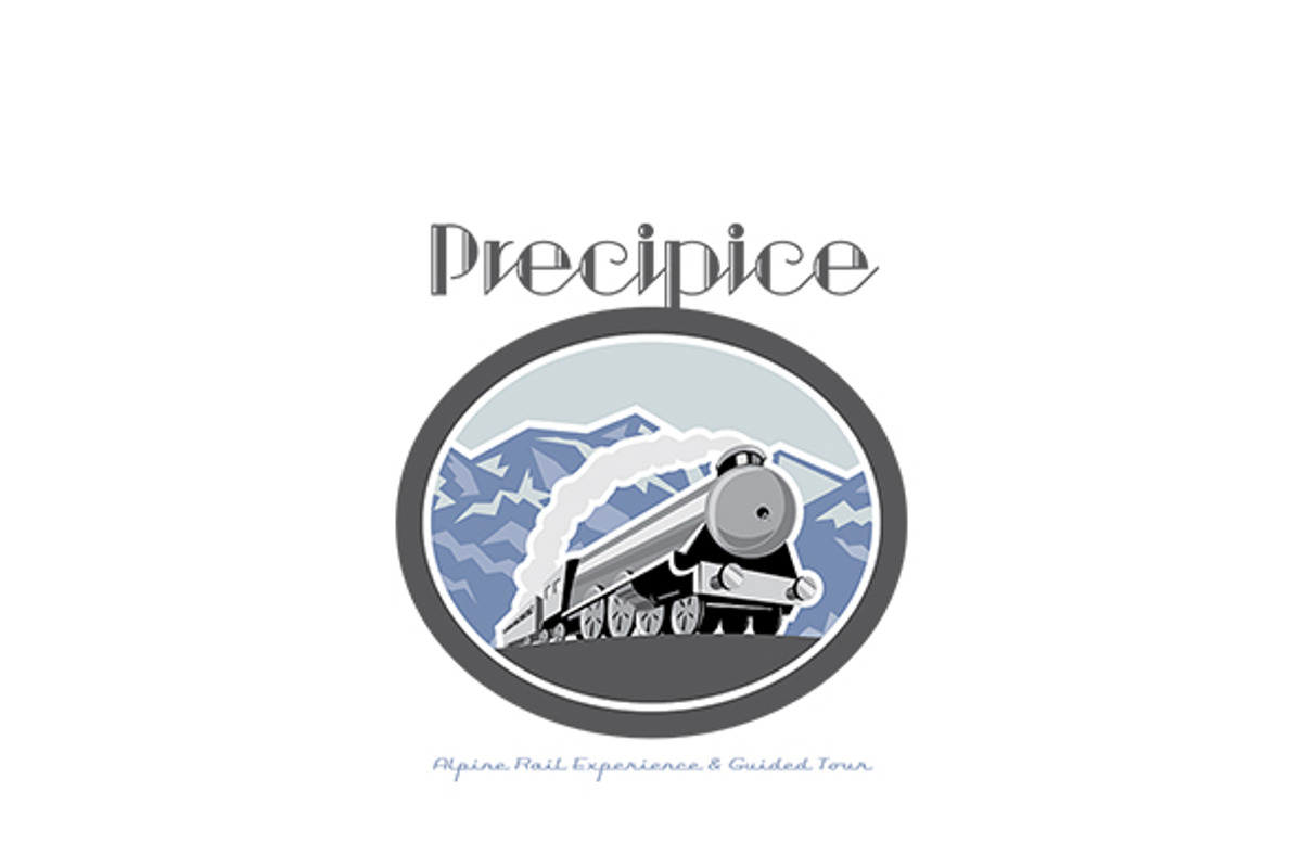 Precipice Alpine Rail Guided Tours L, a Branding & Logo Template by ...