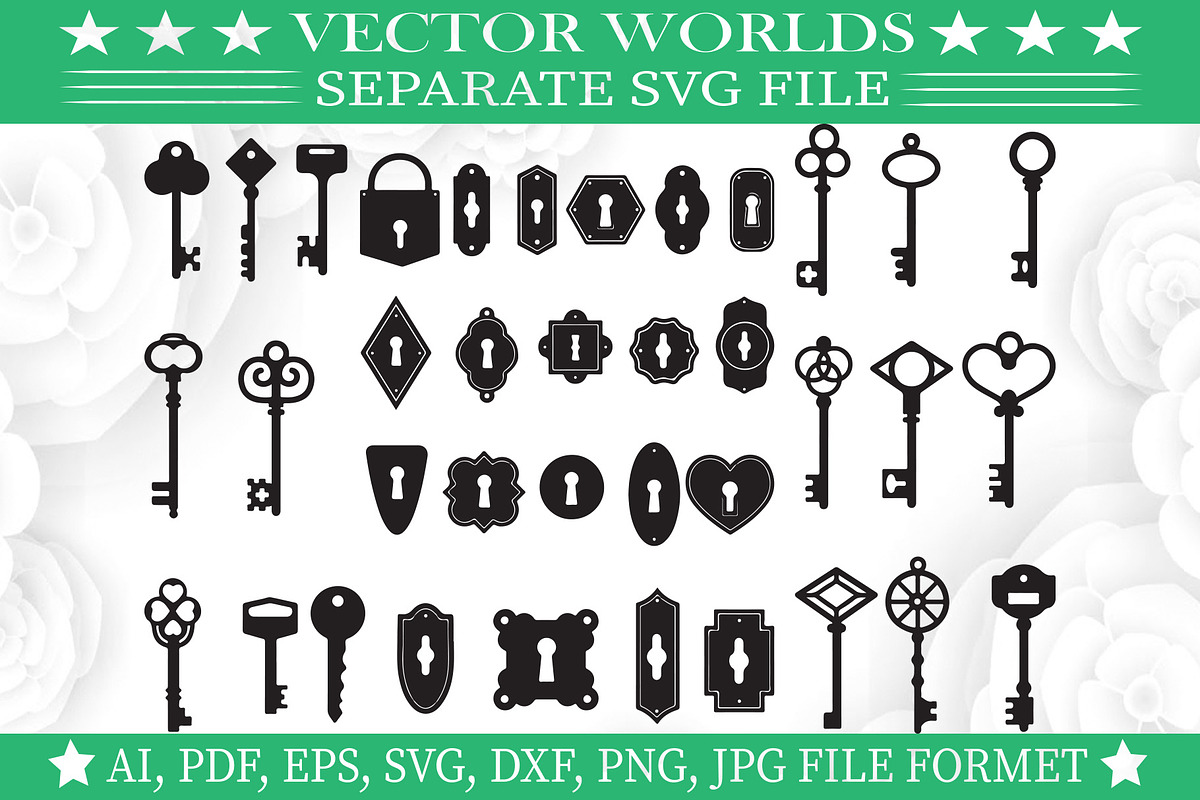 Door Handing Lock And Key Svg, an Object Graphic by VectorWorlds