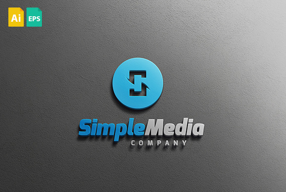 SimpleMedia Logo, a Branding & Logo Template by Schneider Design Store ...