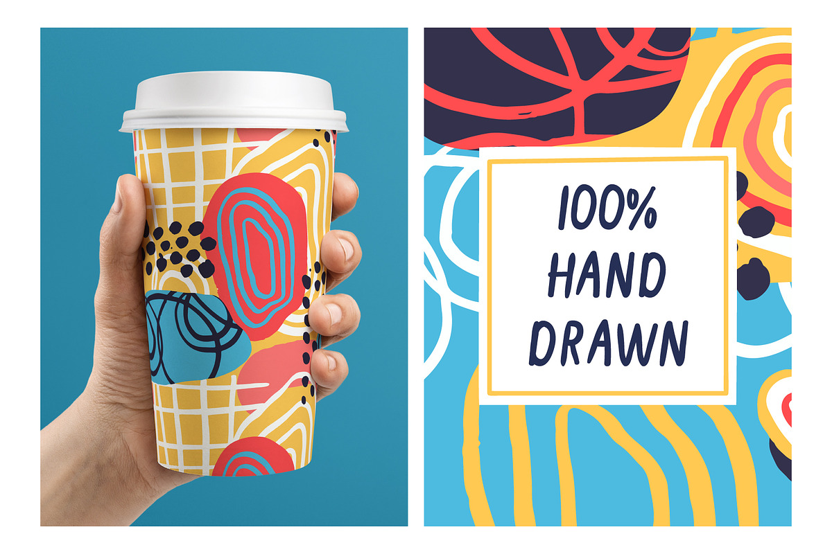 6 FUNKY PATTERNS, a Pattern Graphic by Nastya Tkachova | Creative Market