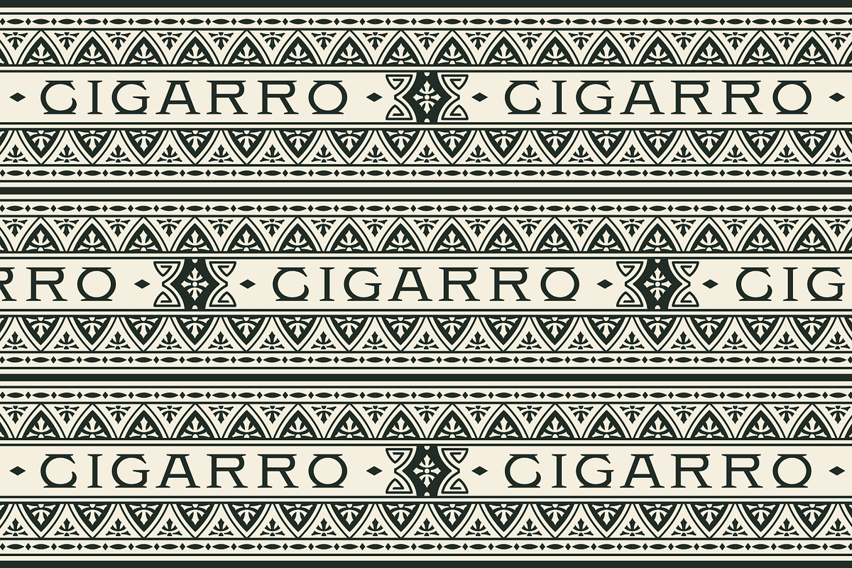 Cigarro - Display Typeface