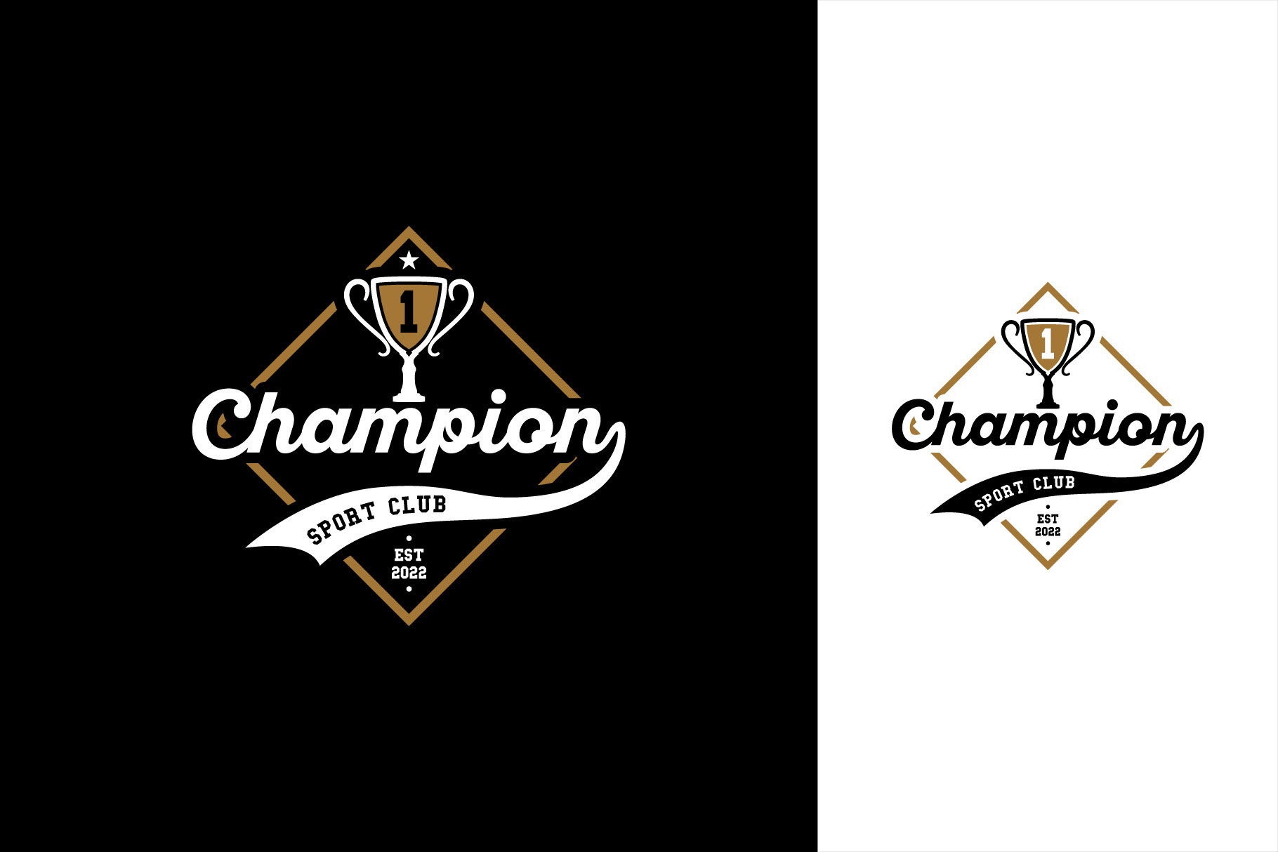 Champion Trophy Label, a Branding & Logo Template by Atlantis Desain
