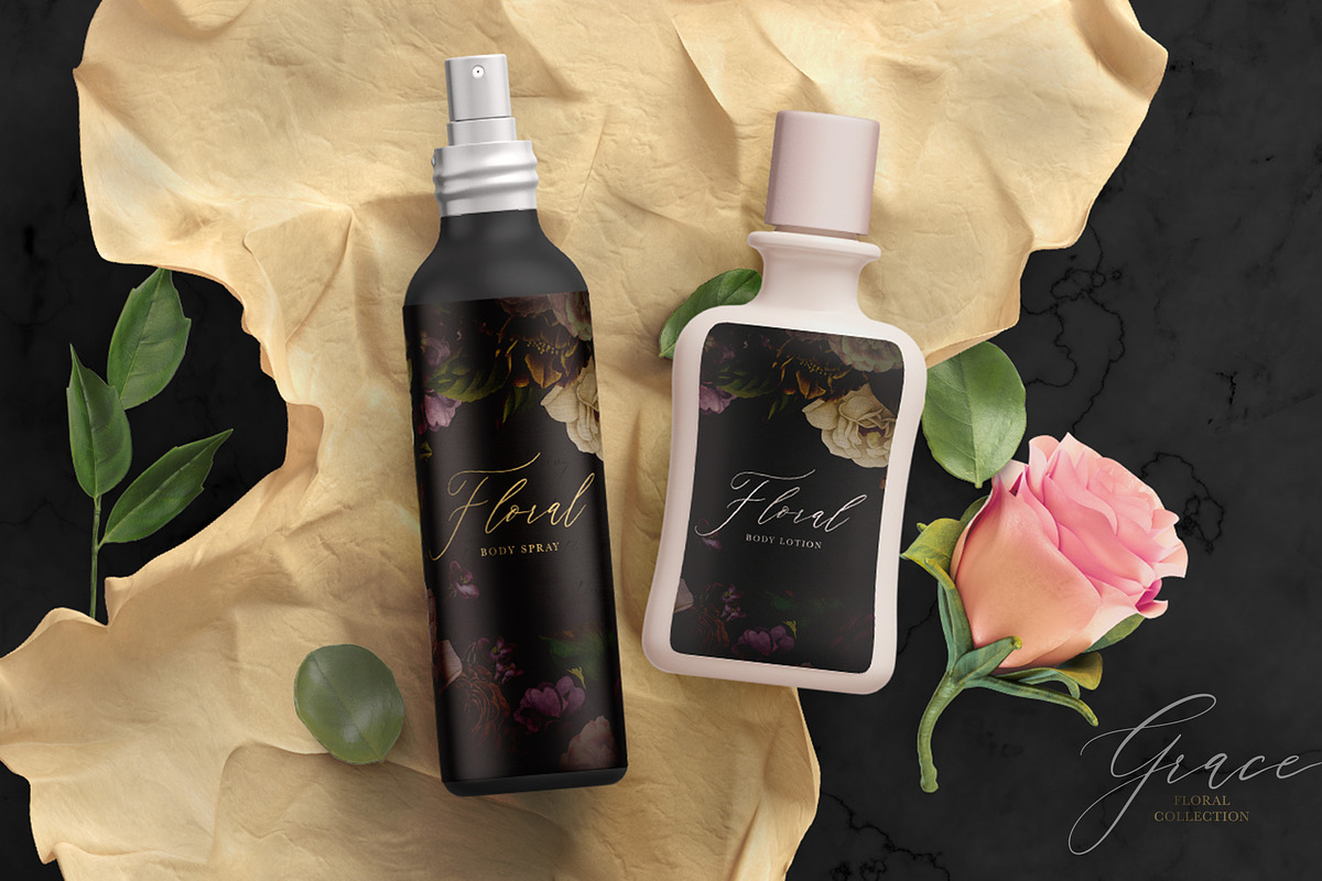 Grace Floral Collection, a Texture Illustration by Eclectic Anthology