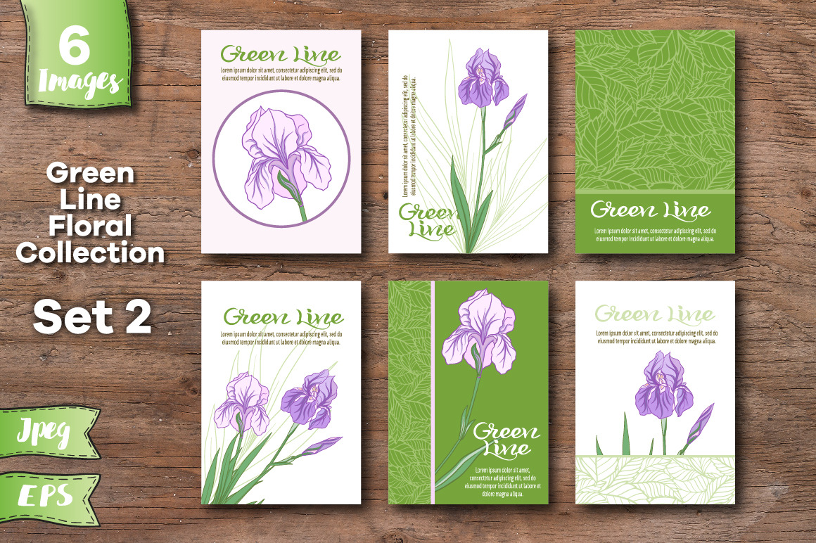 Green Line banners, an Illustration by Elen-Lane