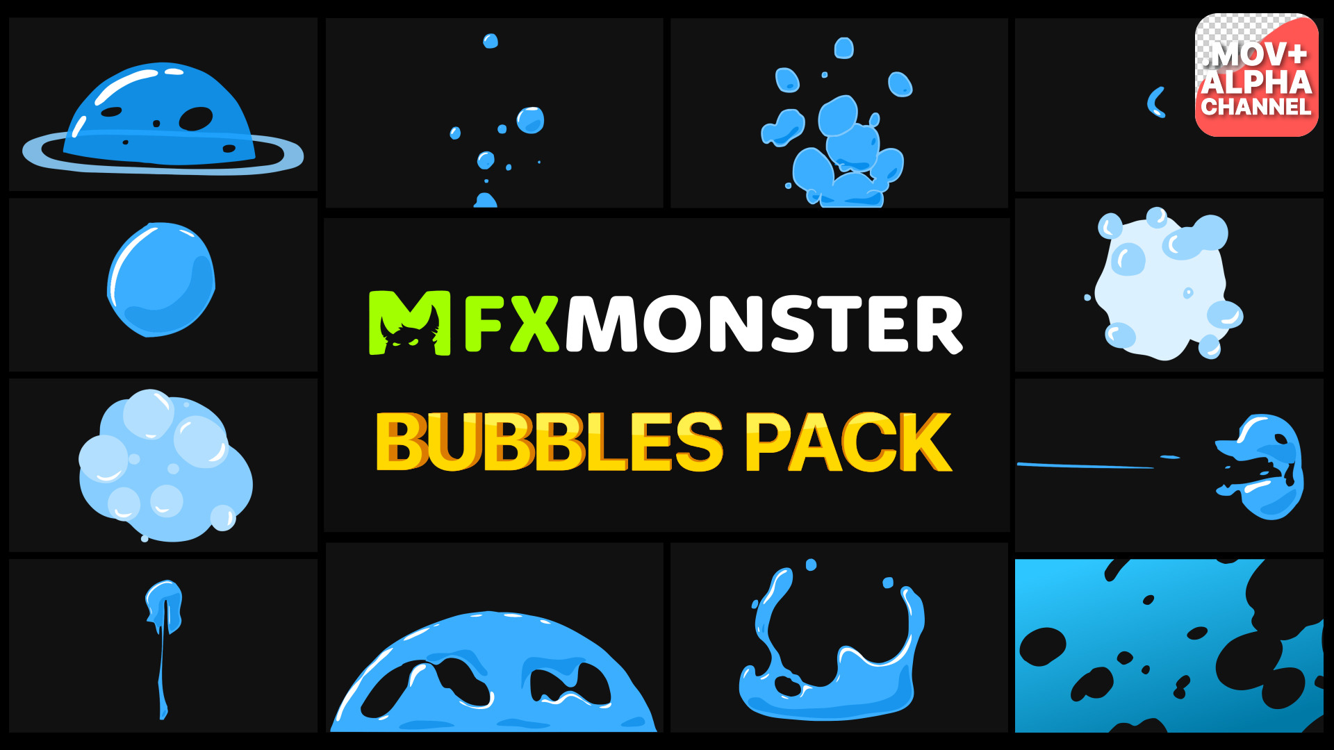 Bubbles Pack | Motion Graphics Pack, a Graphic by FlashFXbox