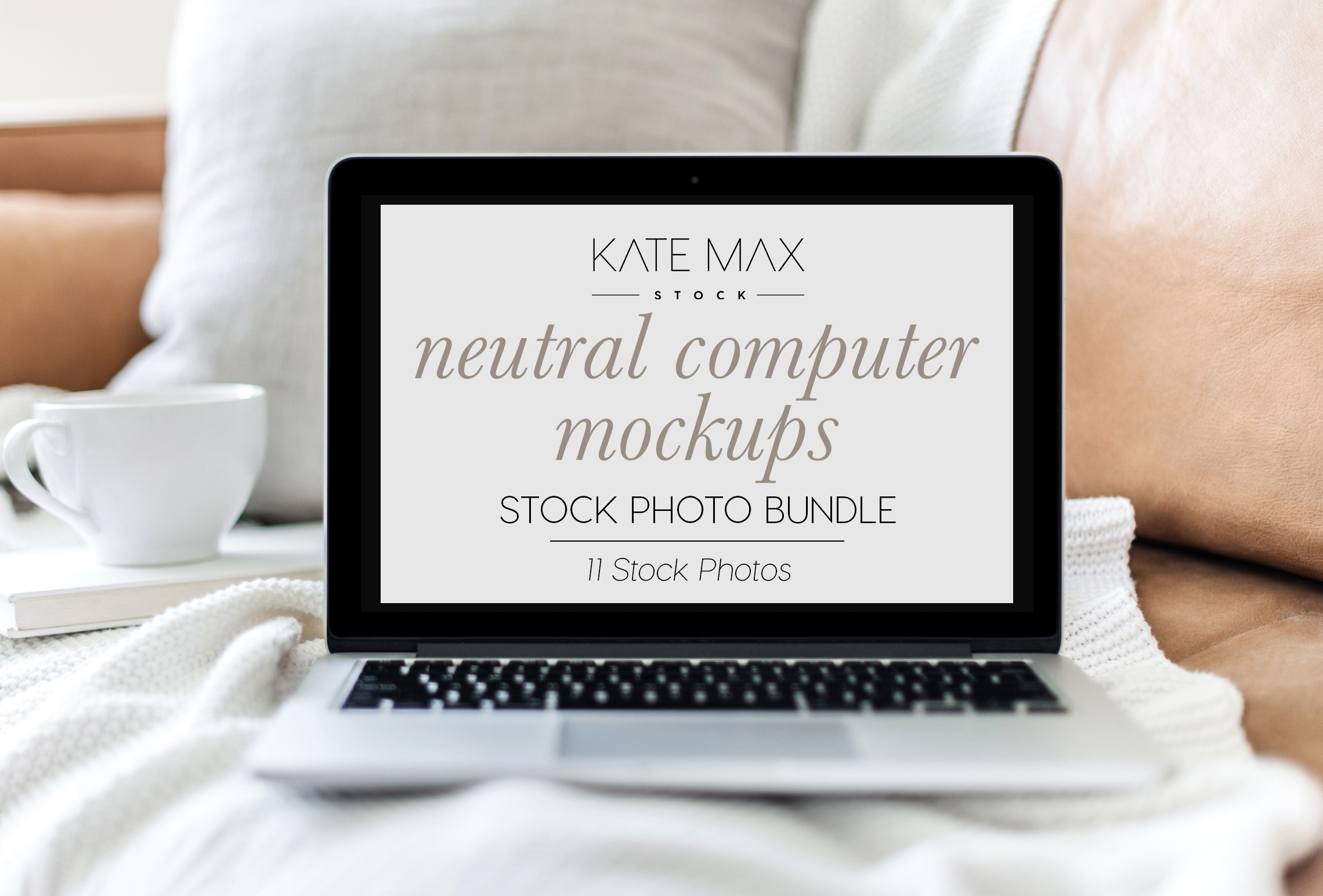Neutral Computer Stock Photo Bundle, a Mockup by Styled Stock House