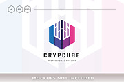Crypto Cube Logo, a Branding & Logo Template by Design_Planet | Creative Market