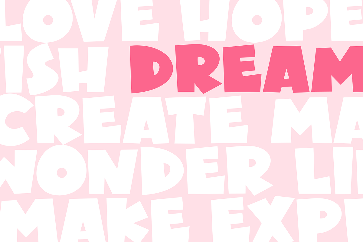 Pink - A Bold Handwritten Font, a Script Font by KA Designs