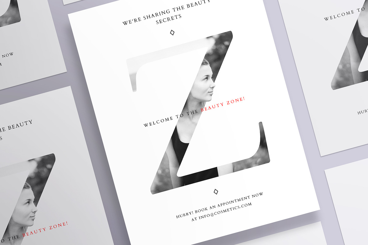 Posters | Beauty Zone, a Flyer Template by Amber Graphics