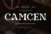 Camcen Elegant Serif Font T, a Serif Font by Perfectype
