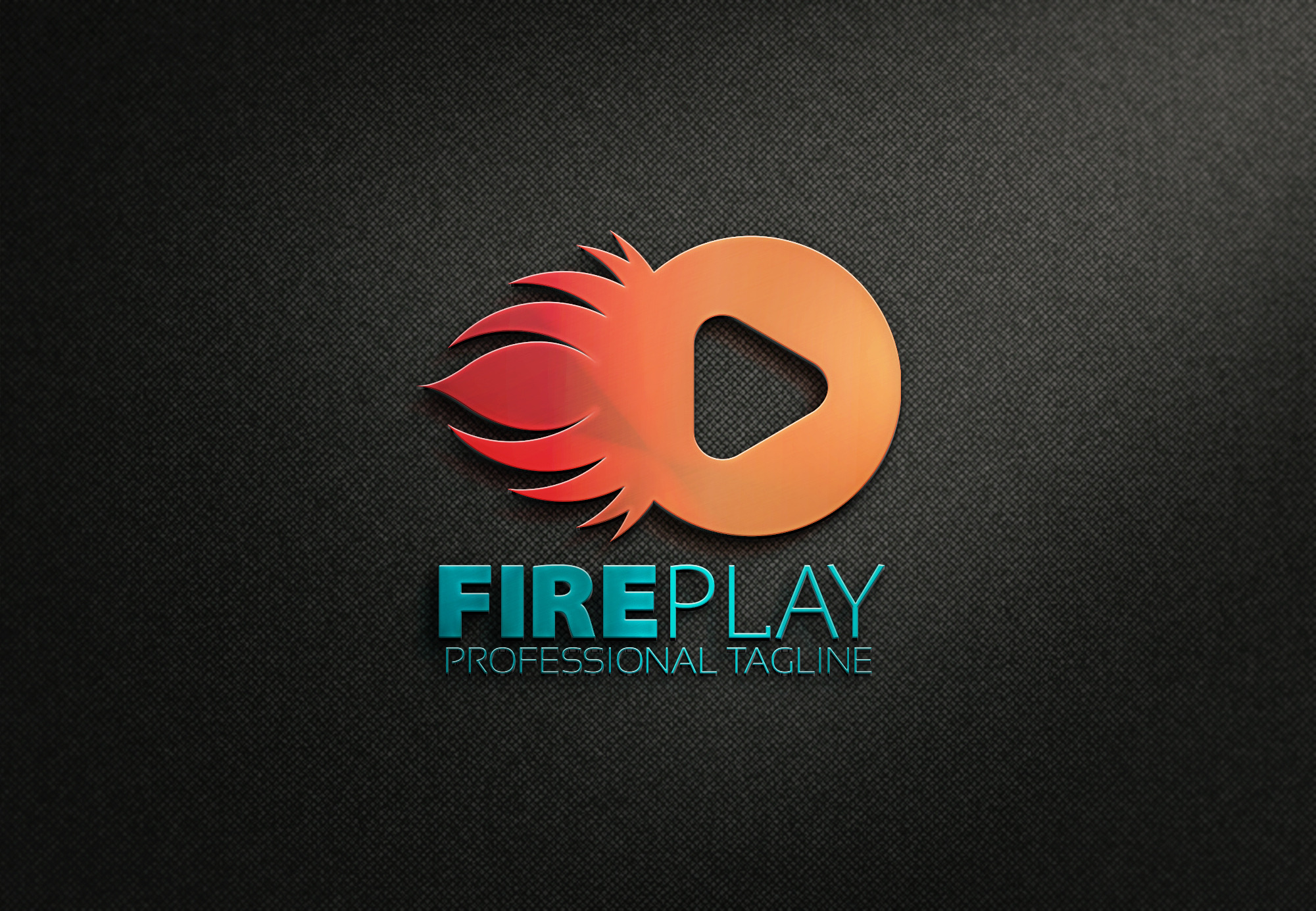 Fire Play Logo, a Branding & Logo Template by essegraphic