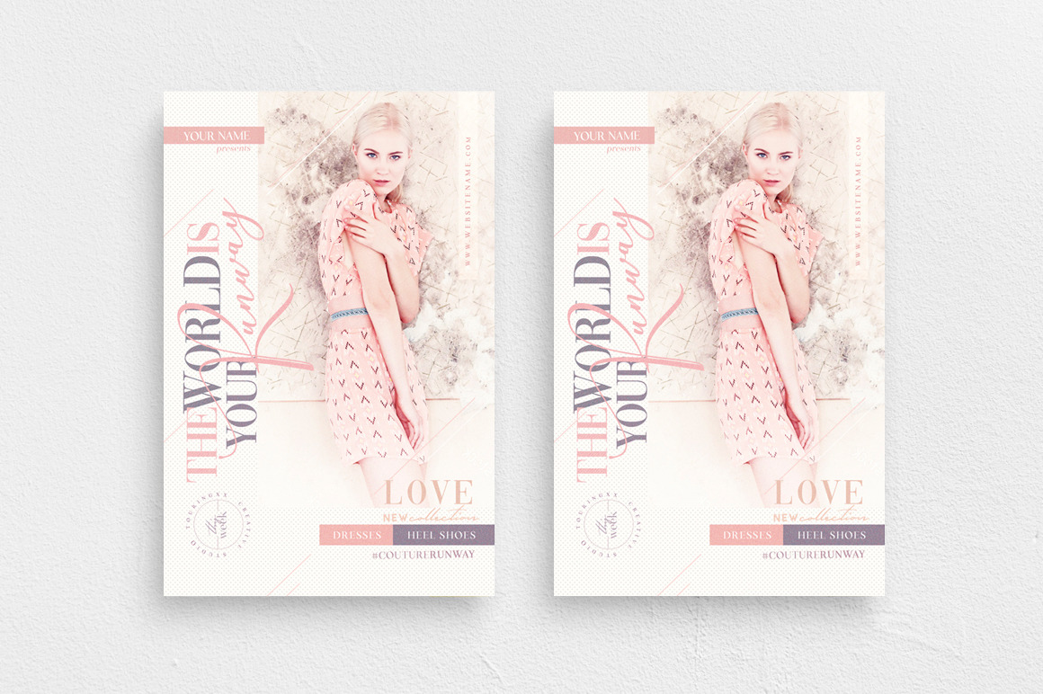 The World Is Your Runway Flyer, a Flyer Template by Touringxx Creative ...