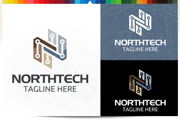 North Tech, a Branding & Logo Template by Acongraphic