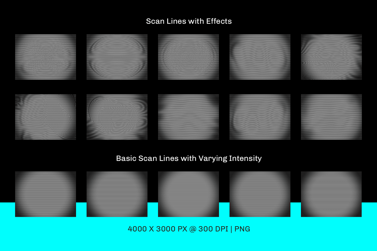 Retro TV Scan Lines | Creative Market