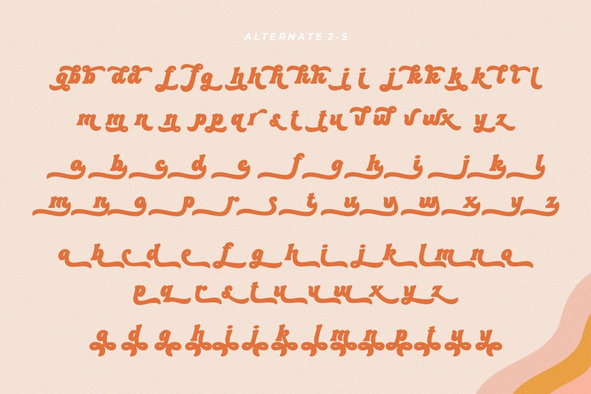 Happy Monday - Retro Groovy Fonts, a Sans Serif Font by HansCo Studio