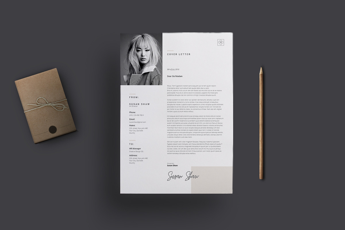 Theta Resume Template, a Resume Template by Nina Shaw