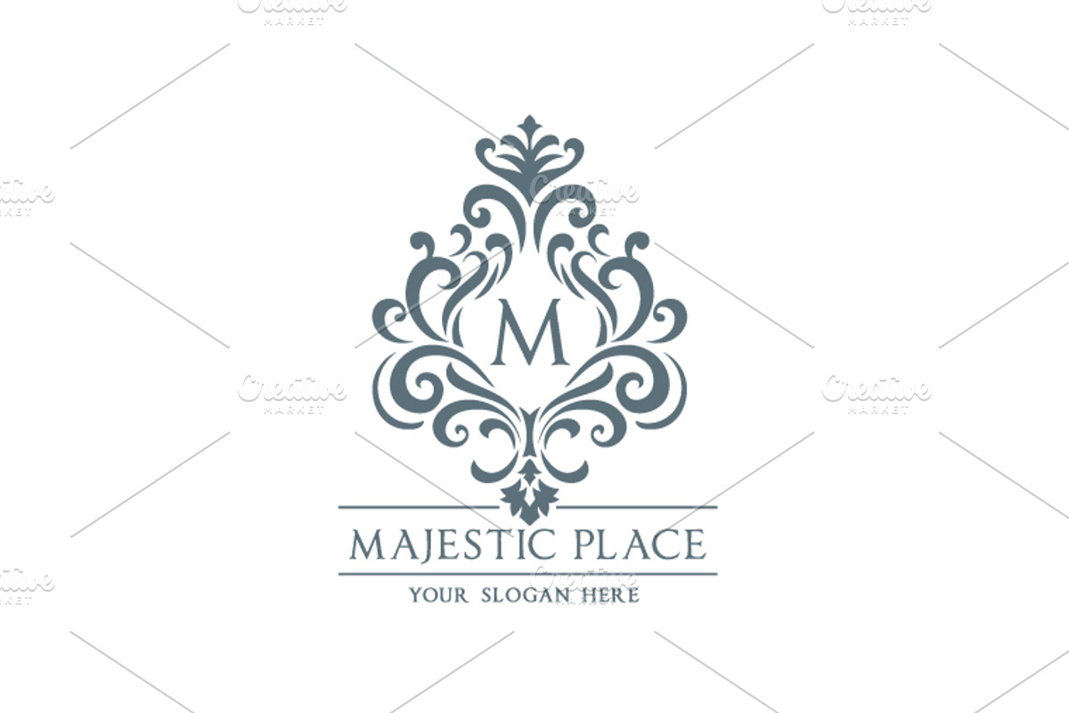 Hotel Logo Majestic Place, a Branding & Logo Template by Vectorwins ...