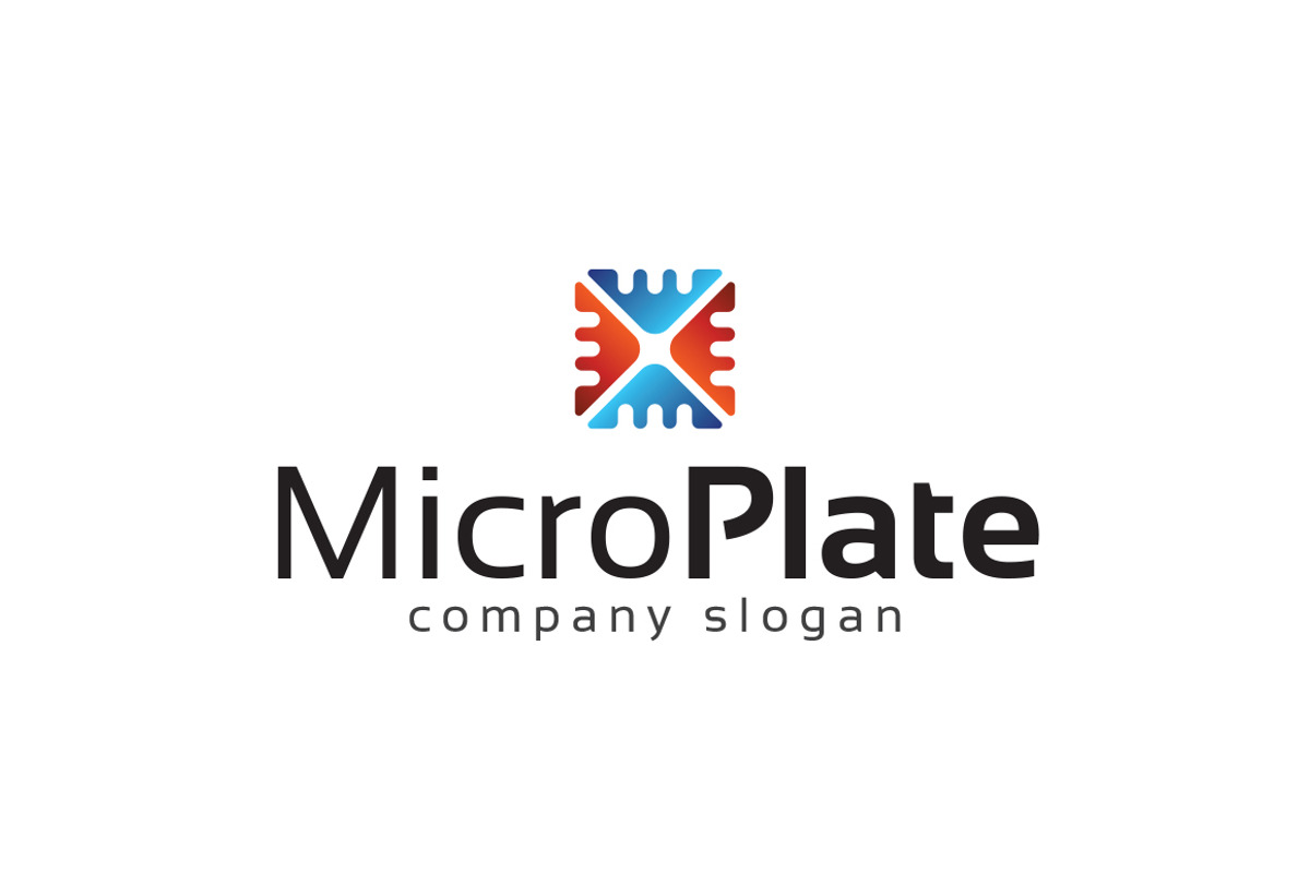 Micro Plate Logo, a Branding & Logo Template by EmilGuseinov