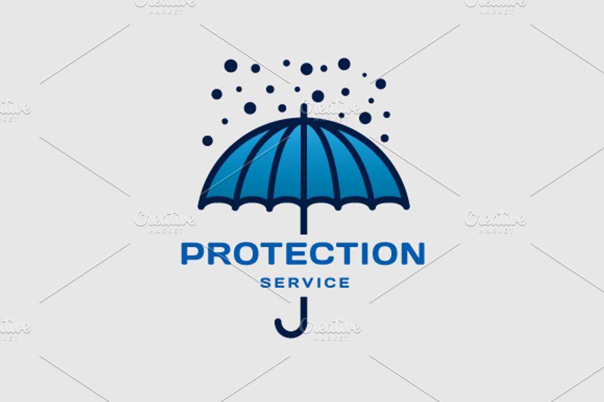 Protection logo, a Branding & Logo Template by NiklancerShop