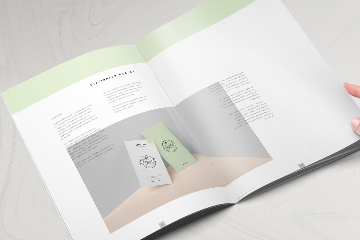 The Prestige - Brand Manual Template, a Brochure Template by ZippyPixels