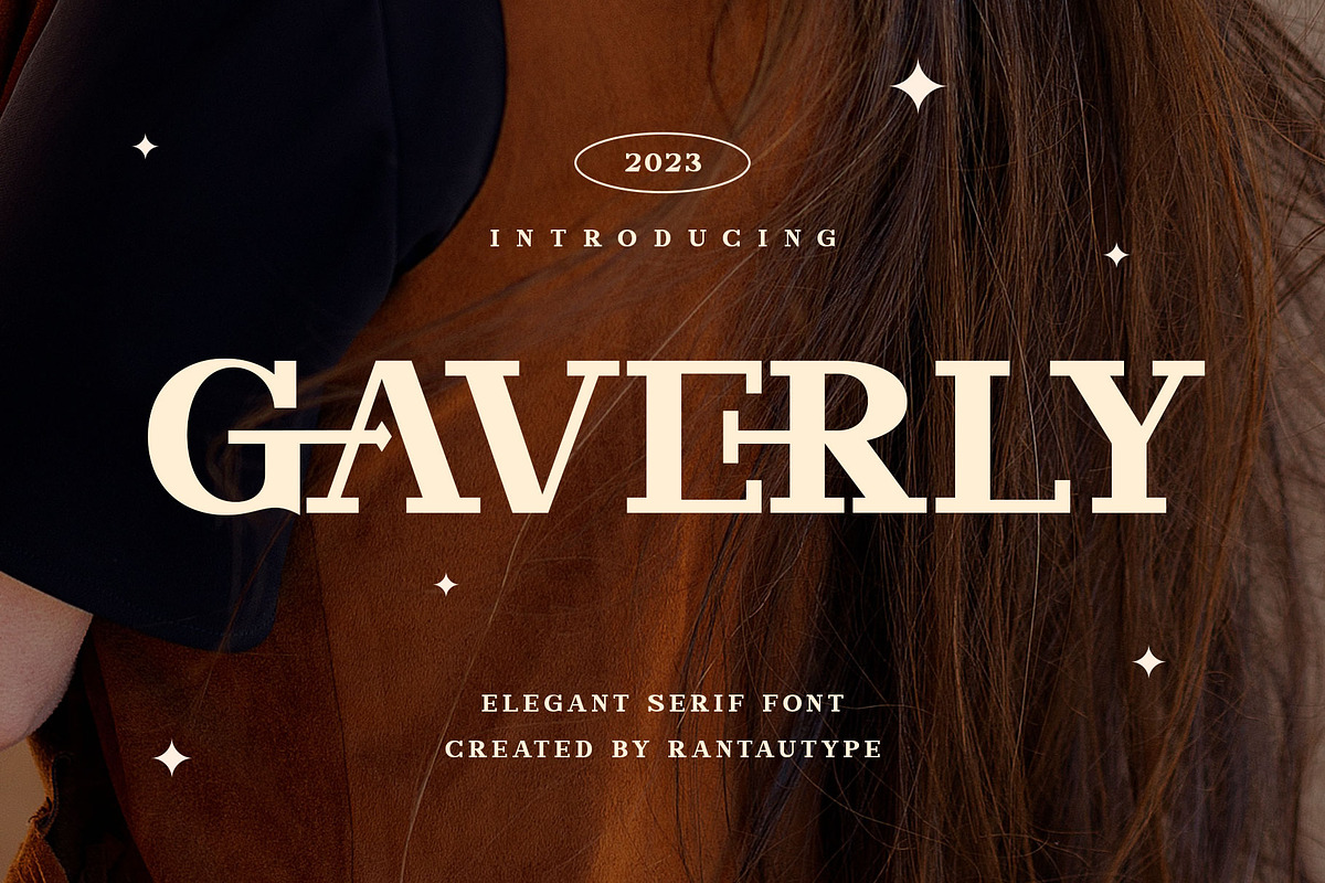 Gaverly Elegant Slab Serif Font, a Serif Font by RantautypeStudio
