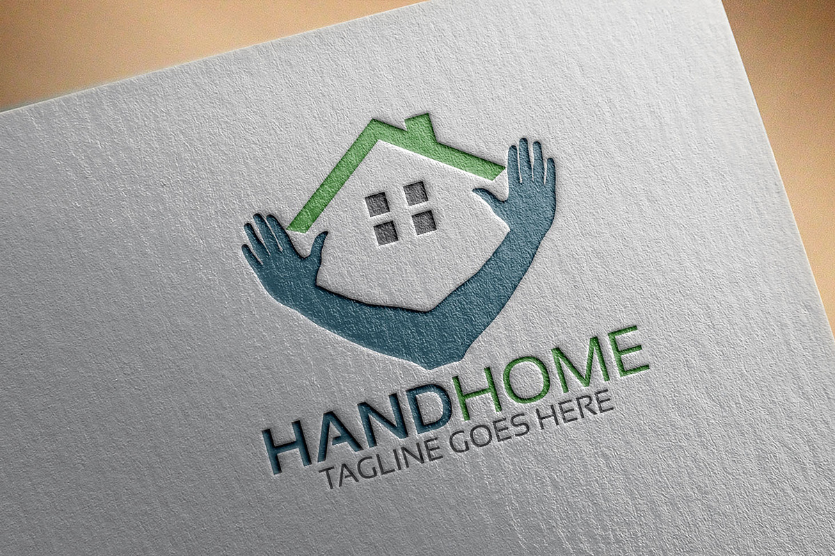 Hand Home Logo, a Branding & Logo Template by Josuf Media