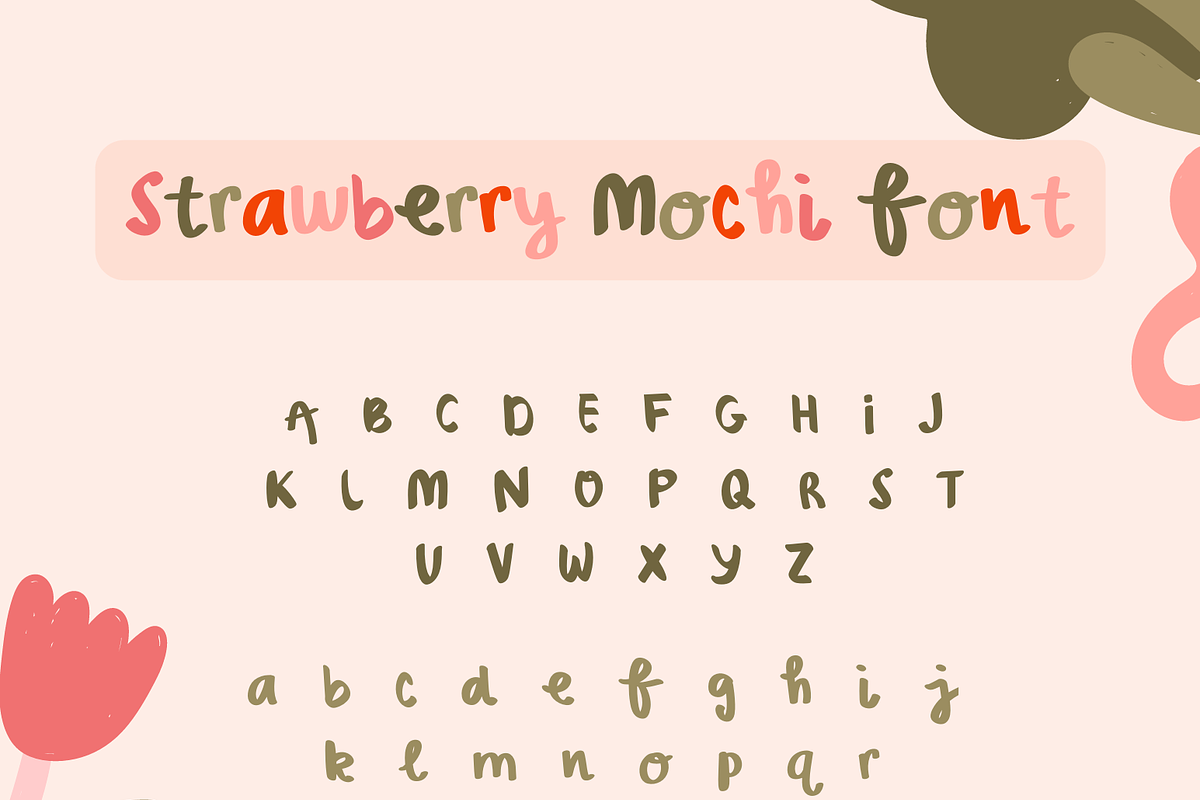 Strawberry Mochi Font | Creative Market