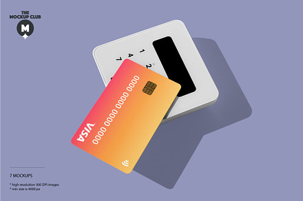 5 Credit Card Mockups | Product Mockups ~ Creative Market