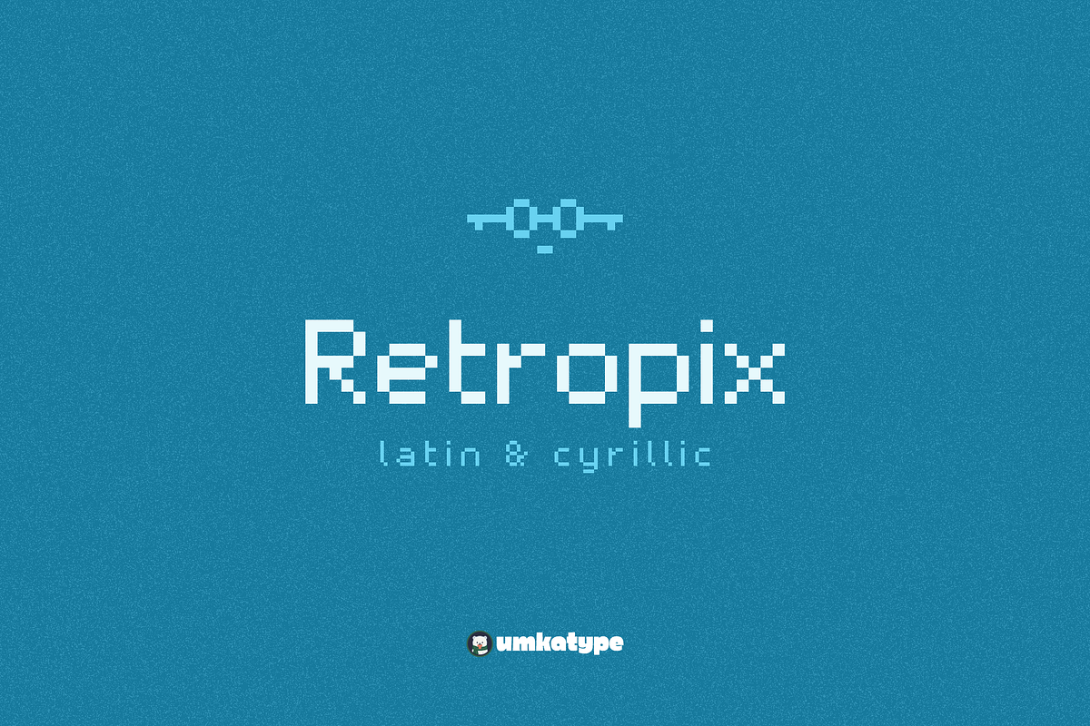 Retropix Pixel Game Font, a Font by alpercakici