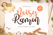 Noisy Ramen - Cute Handwritten Font
