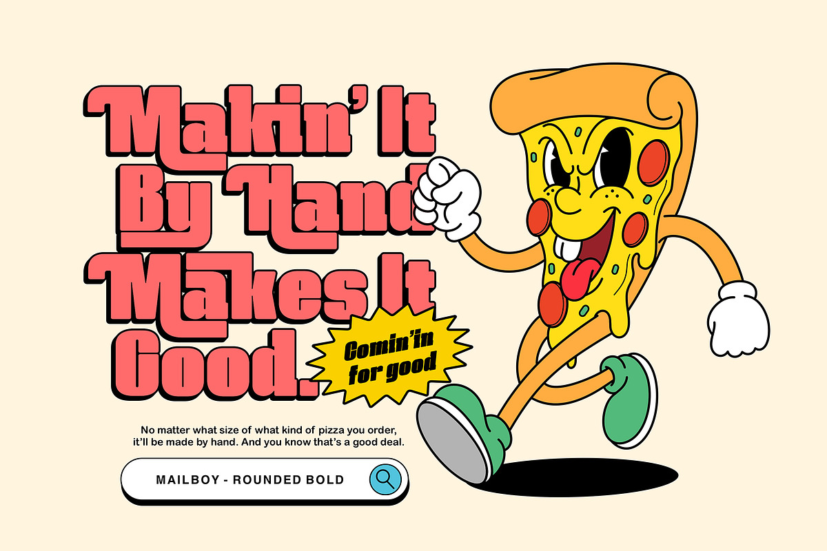 Retro Cartoon Characters - Vol.02, a Food Illustration by Graptail
