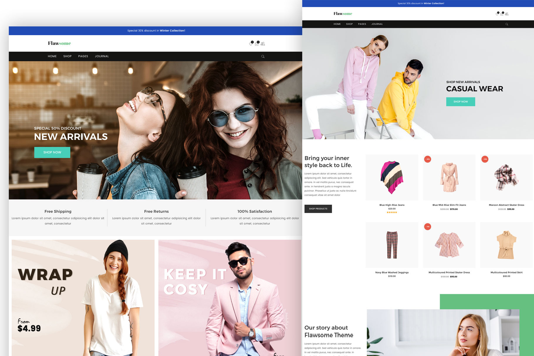 Flawsome - Fashion WordPress Theme, a WordPress Template by Kaththemes.com