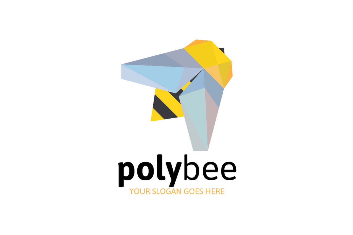 Poly Bee Logo, a Branding & Logo Template by MLJ studios