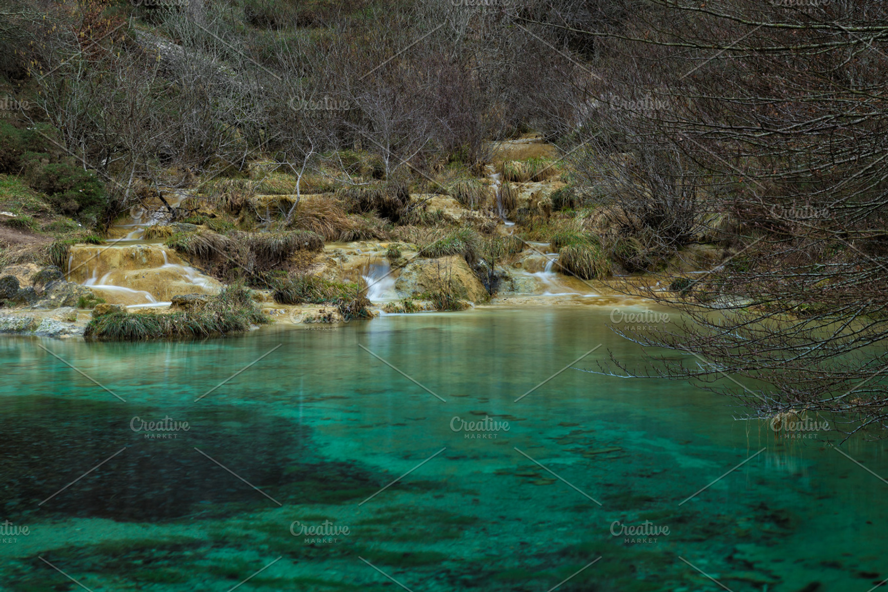 Turquoise water stock photo containing waterfall and river, a Nature ...