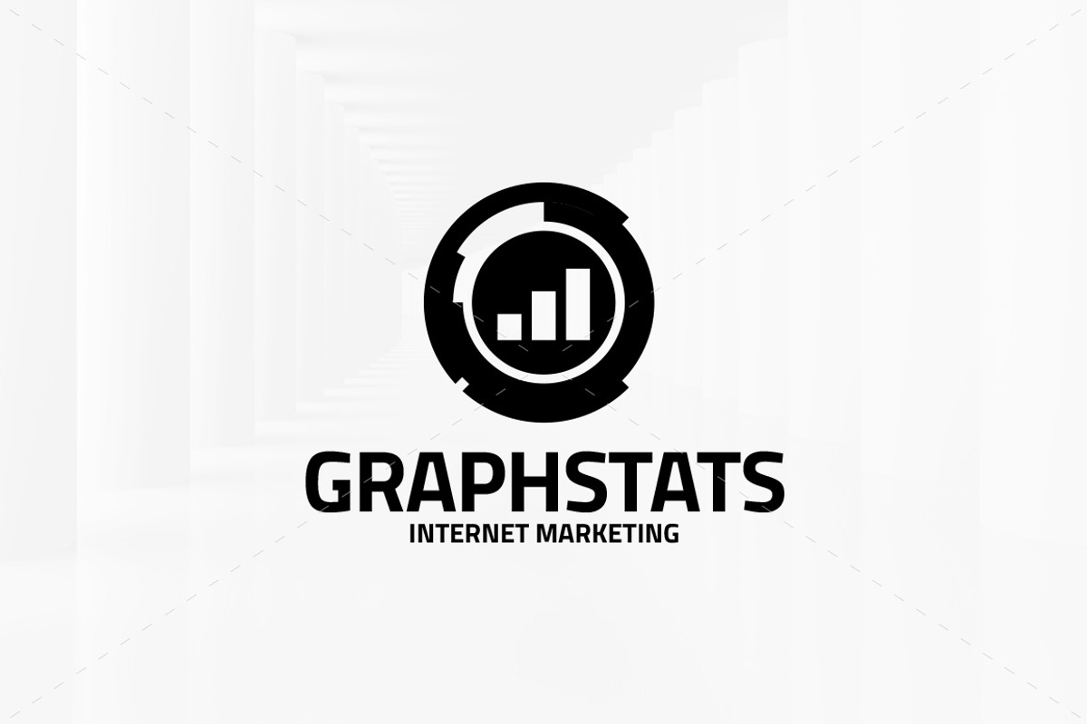 Graph Stats Logo Template, a Branding & Logo Template by LOGOMAGINE