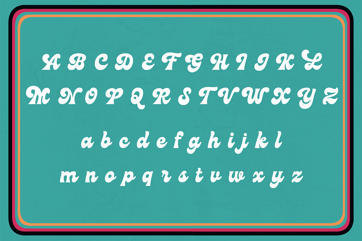 Moonlight - Groovy Disco Typeface, a Script Font by HipFonts