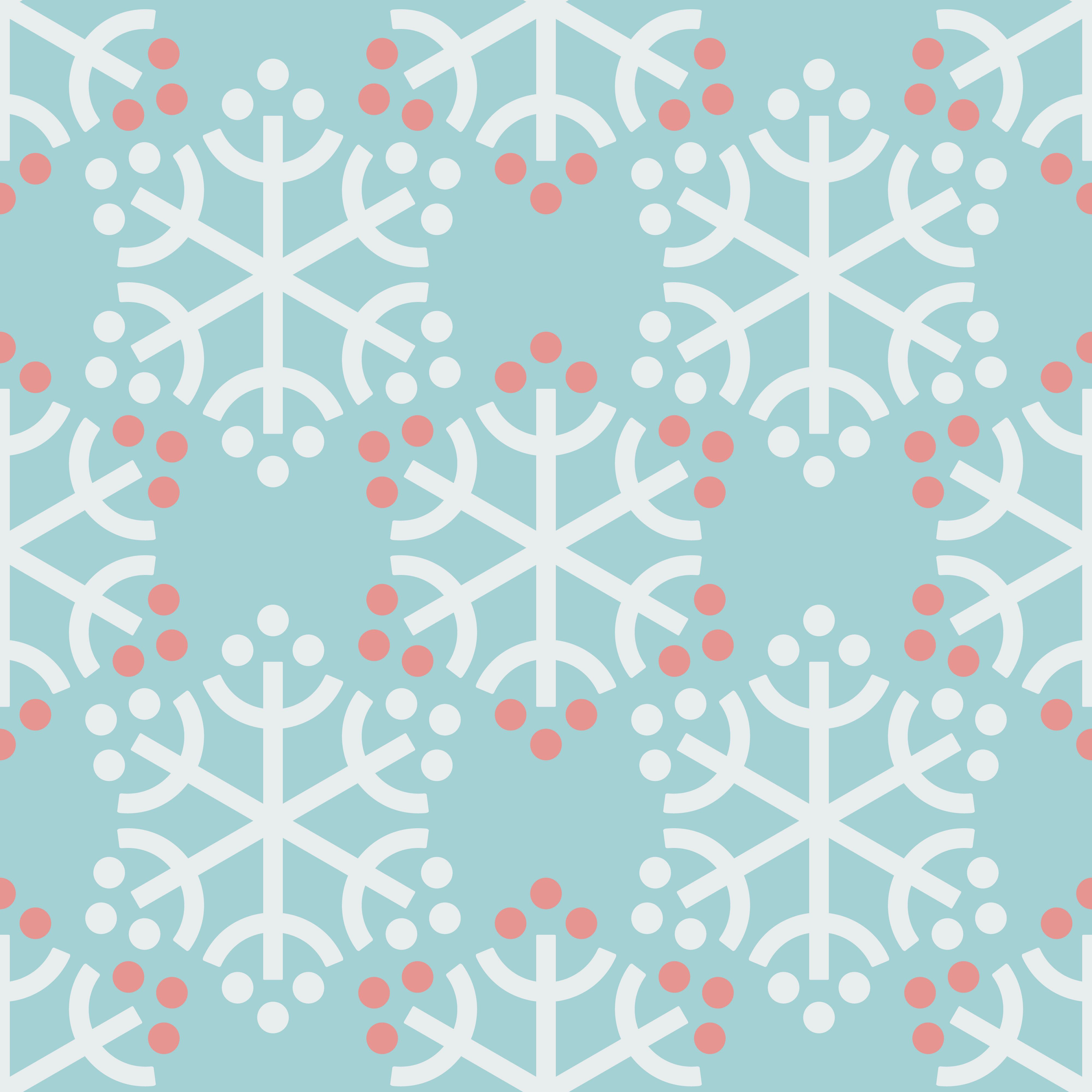 Seamless snow pattern, a Pattern Graphic by elyomys