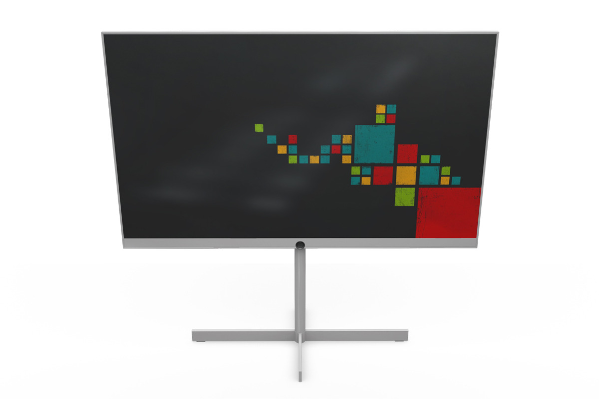 Screen Stand Mockup, a Print Template by PixelMockup