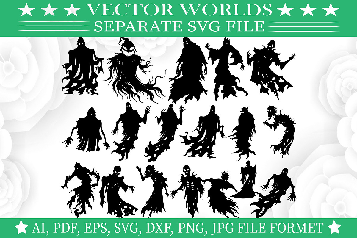 Creepy Black SVG, Creepy SVG, an Object Graphic by VectorWorlds