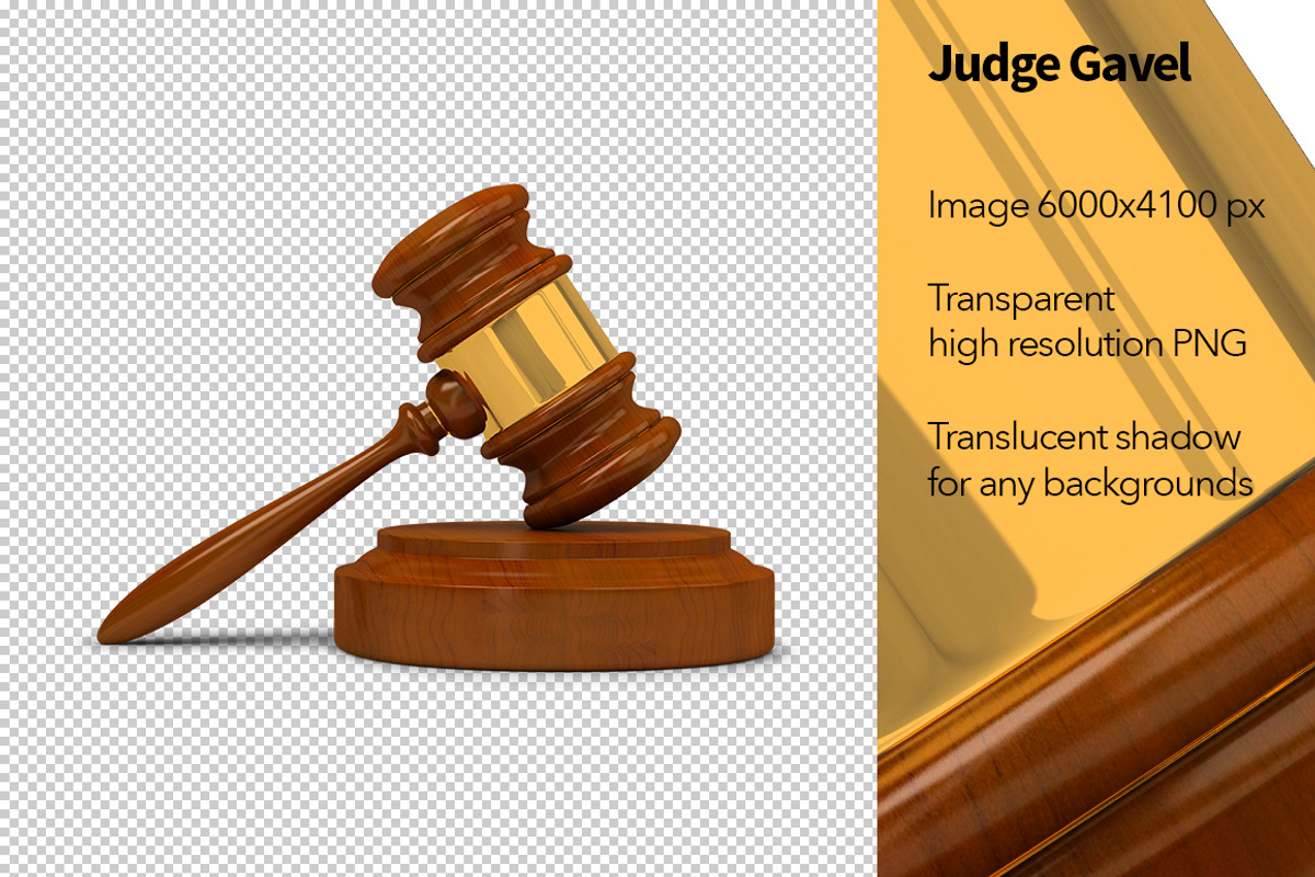 Judge Gavel, an Object Graphic by Anatoly Maslennikov