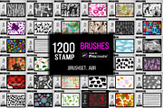 Stamp Brushes MEGA Bundle, a Brush Add-On by Julia_Raketic